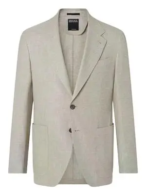 Zegna Crossover Wool Jacket - Neutrals