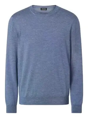 Zegna Crewneck Sweater - Blue