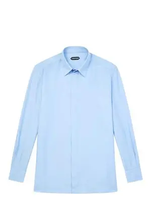 TOM FORD Twill Shirt - Blue