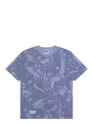 AAPE BY *A BATHING APE All-over-print T-shirt - Blue