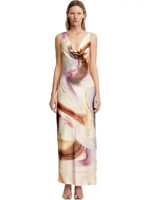 Significant Other Print Maxi Dress - Copper Watercolour