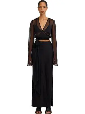 Significant Other Maxi Skirt - Black