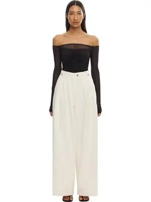 Significant Other Wide-leg Denim Pant - Ivory