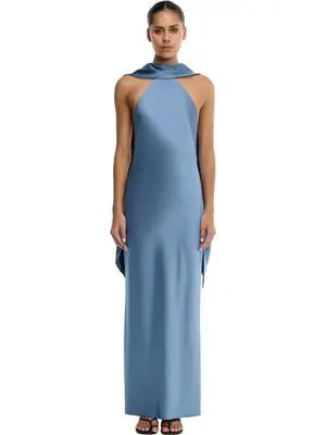 slim fit dress slacks Taleah Cut Out Maxi Dress Green| Beginning Boutique US 6 main image 1