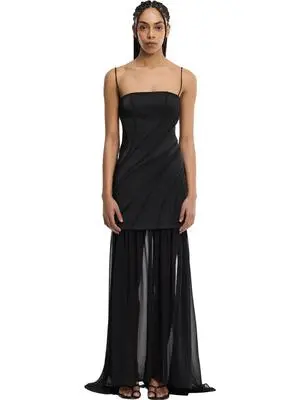 Significant Other Gaia Beaded Maxi Dress - Black