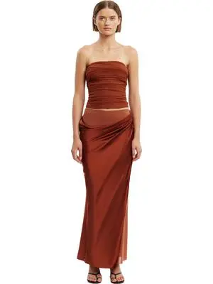 Significant Other Maxi Skirt - Clove