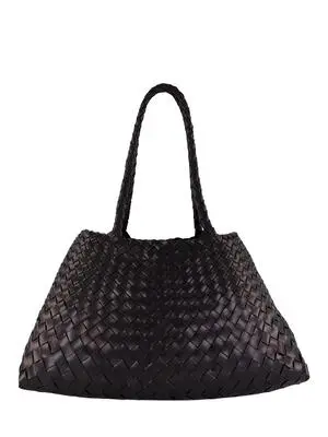 Dragon Diffusion Santa Croce Big Woven Tote - Black