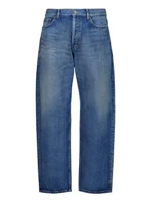 Saint Laurent Costa Rica Tapered Denim Jeans Blue
