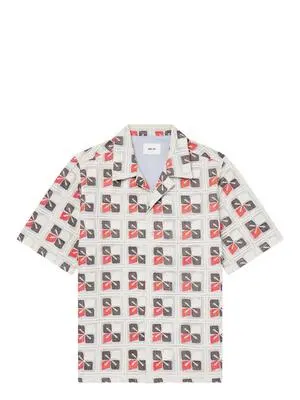 Nn07 Julio Camp-collar Embroidered Voile Shirt - Multi