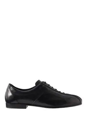 JIL SANDER Leather Derby Shoe - Black