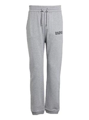 Balmain Man Pants Light Grey Size Xl Cotton Light Grey