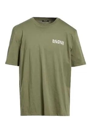 Balmain T-shirt Size Cotton - Green
