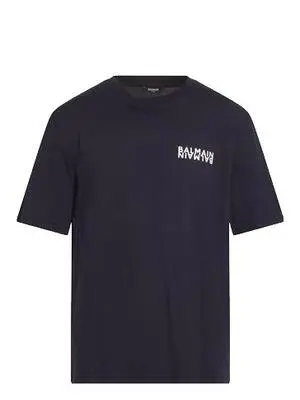 Balmain T-shirt Size Cotton - Navy
