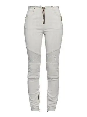 Balmain Jeans In Cotton And Elastane - White