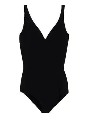 Alexander McQueen Bodysuit In Viscose And Polyester Black