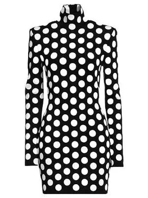 Balmain Mini Bodycon Dress - Black