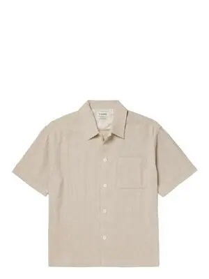 FRAME FRAME - Cotton-Blend Shirt - Men - Neutrals - S Beige