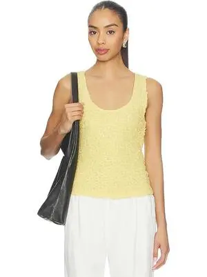 Enza Costa Dimension Tank Raffia