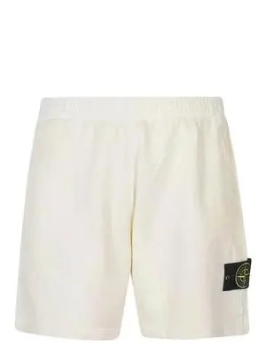 Stone Island Cotton Shorts - Neutrals