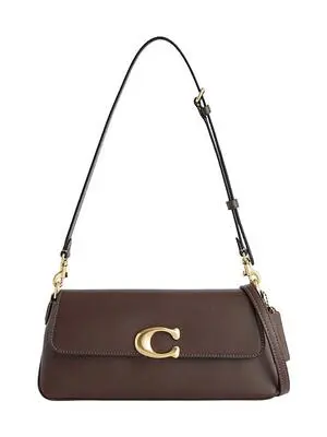COACH Jet Leather Shoulder Bag - B4/maple