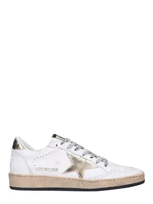 GOLDEN GOOSE Ballstar Leather Low-Top Trainers White/oth