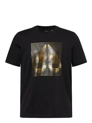 Moose Knuckles Raydaze Graphic-print Cotton T-shirt - Black