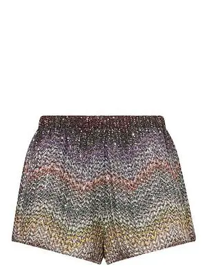 Missoni Miss P Elasticated Sequin Shorts 10 Multi Dark