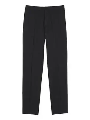 Sandro High-rise Stretch-jersey Trousers - Black