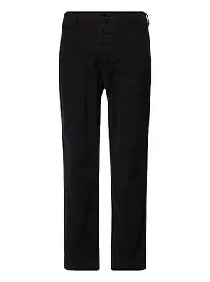 Citizens Of Humanity Finn Field Straight-leg Cotton Blend Trousers - Black