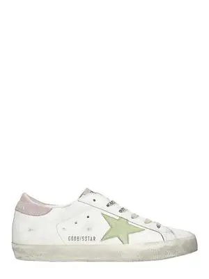 GOLDEN GOOSE Super-star Leather Low-top Trainers - White/comb