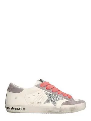GOLDEN GOOSE Super-Star Leather Low-Top Trainers White/oth