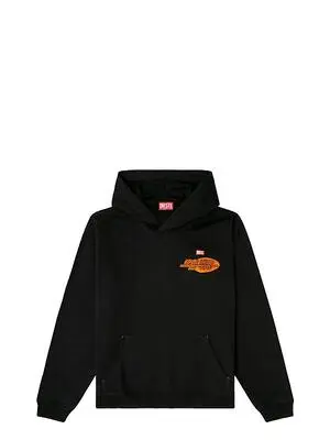 DIESEL® Cotton-jersey Hoodie With Logo - 9xx