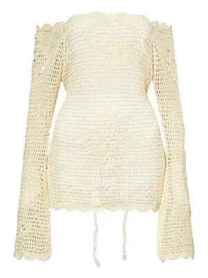 Agua Bendita Boh Crochet-knit Cotton Top - Multicolor