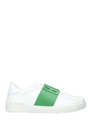Valentino Garavani Open Leather Trainers - White/oth