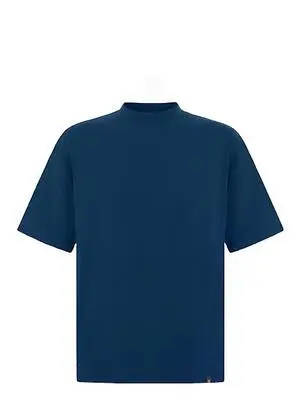 Boggi Milano S.cafè® Yarn Tech Cotton-jersey T-shirt - Air-blue