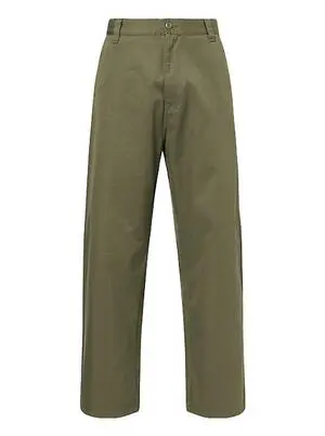Carhartt Work In Progress Brady Straight-leg Cotton Trousers - Leaf