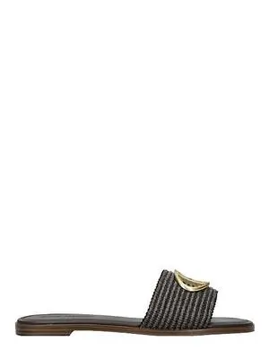 Steve Madden Kora Woven Flat Sandals - Brown