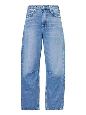 Citizens Of Humanity Miro Barrel-leg High-rise Jeans - Pacifica