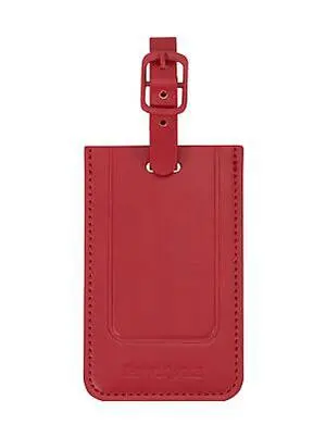 SAMSONITE Faux-leather Luggage Tags - Red