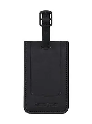 SAMSONITE Faux-leather Luggage Tags Pack Of Two - Black