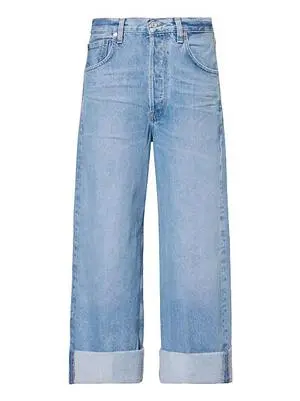 Citizens Of Humanity Ayla Baggy Wide-leg High-rise Jeans - Gemini