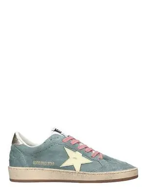 GOLDEN GOOSE Ball Star Suede Low-Top Trainers Blue/pal.c