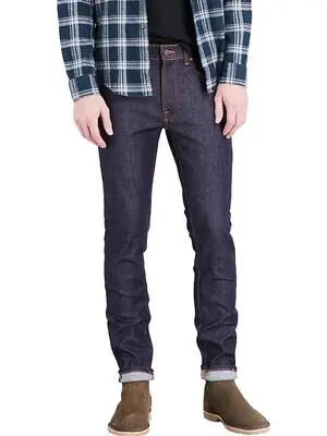 Nudie Jeans Lean Dean Slim-fit Skinny Jeans - Dry 16 Dips