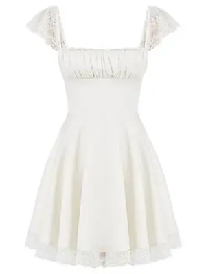 House Of Cb Kaia A-line Mini Dress - Ivory