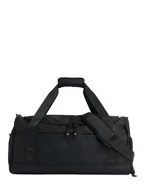 GYMSHARK Everyday Brand-patch Woven Duffle Bag - Black