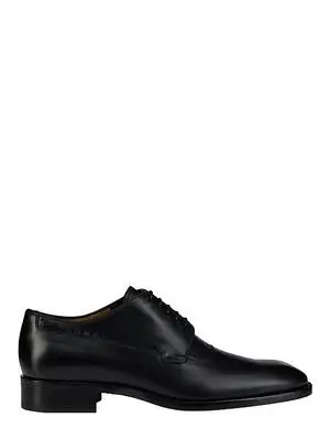 CHRISTIAN LOUBOUTIN Sartoby Leather Derby Shoes - Black