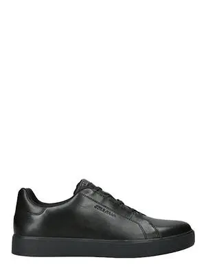 Cole Haan Grandprø Luxe Leather Slip-on Trainers - Black
