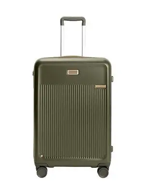 Briggs & Riley Briggs & Riley Sympatico Medium Four-Wheel Expandable Shell Suitcase Olive