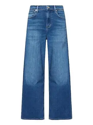 Citizens Of Humanity Lyra Wide-crop-leg Stretch-denim Blend Jeans - Augusta