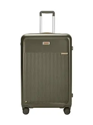 Briggs & Riley Sympatico Large Four-wheel Expandable Shell Suitcase - Olive